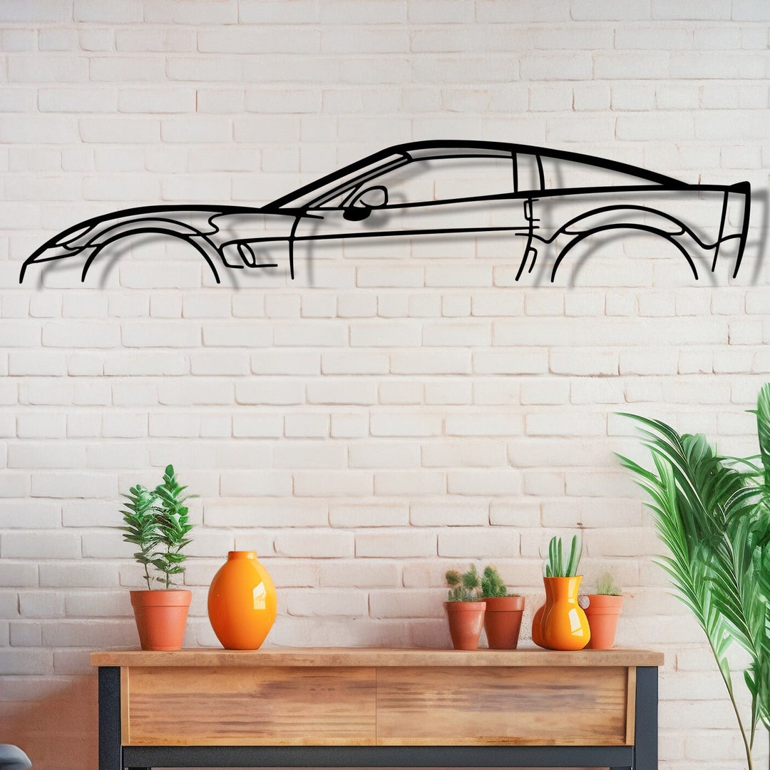 Custom Metal Wall Art, Car Garage Wall Sign, Racing Automobile Decor ...