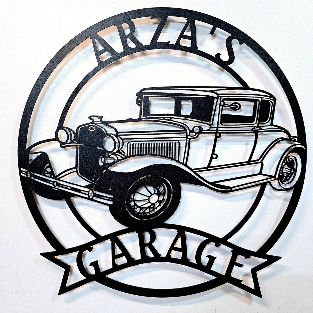 1930 Ford Model A Coupe Metal Sign , Model A Garage, 1930 Model A ...