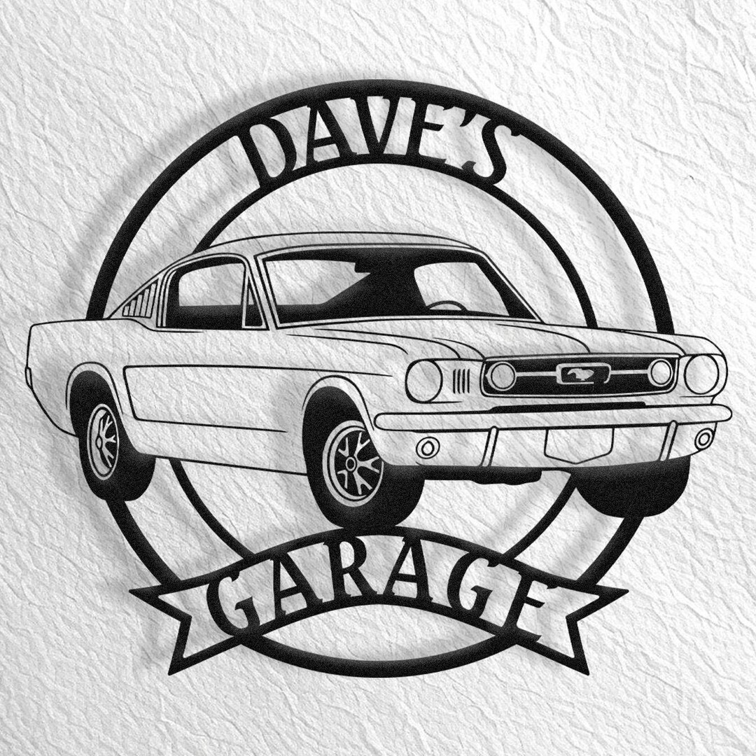 1966 Mustang Fastback Sign, Mustang Garage, Mustang Shelby, Mustang ...