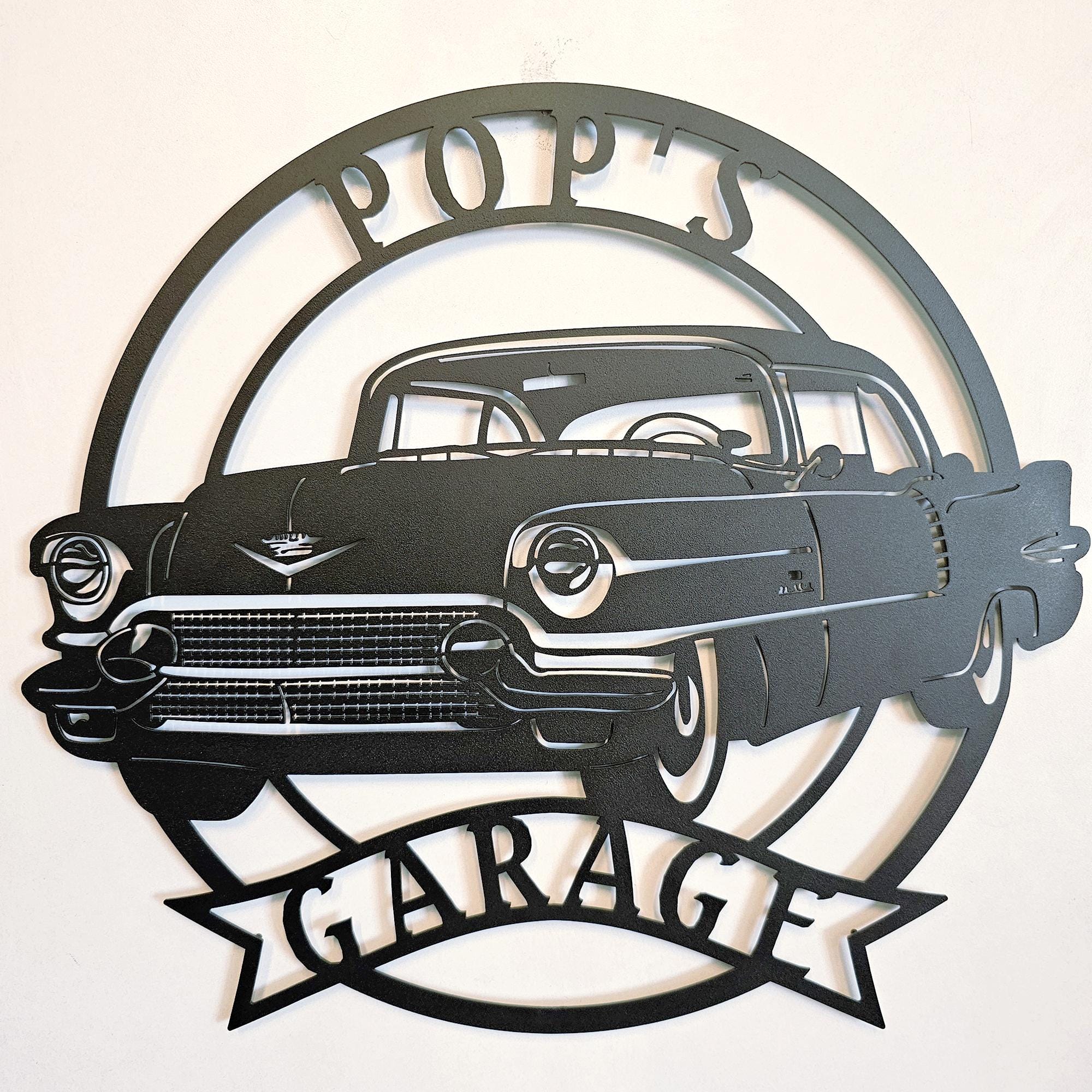 1956 Cadillac Coupe Deville Wall Art, Cadillac Garage, Cadillac Deville ...