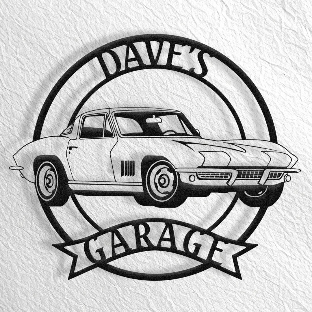 1967 Stingray Sign, Stingray Garage, Stingray Accessories, Custom Car ...