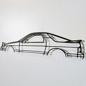 Mazda RX-7 FC GTU Metal Wall Art, Car Garage Wall Sign, Racing ...