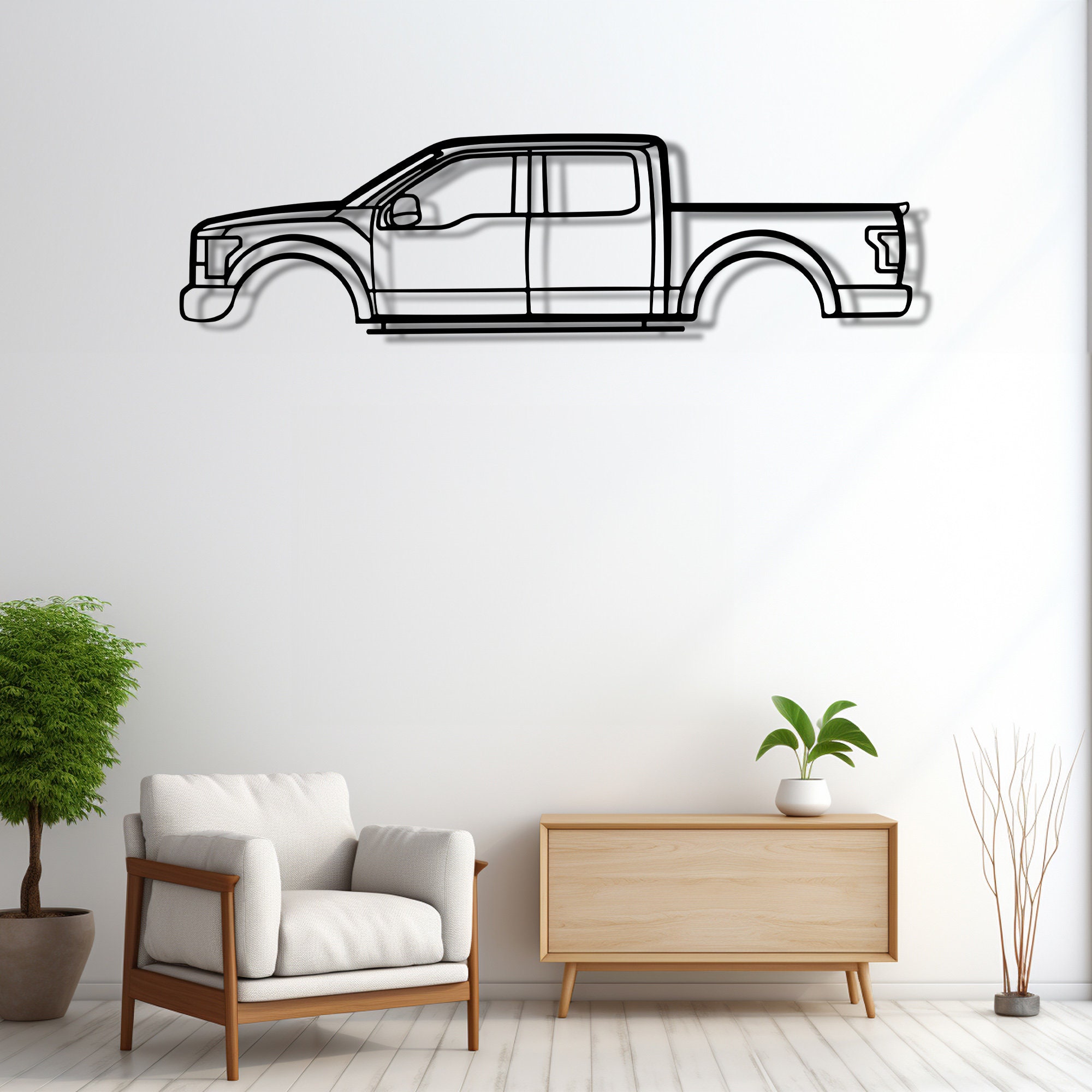 Ford F150 Metal Wall Art, F150 Garage, Car Garage Wall Sign, Ford ...