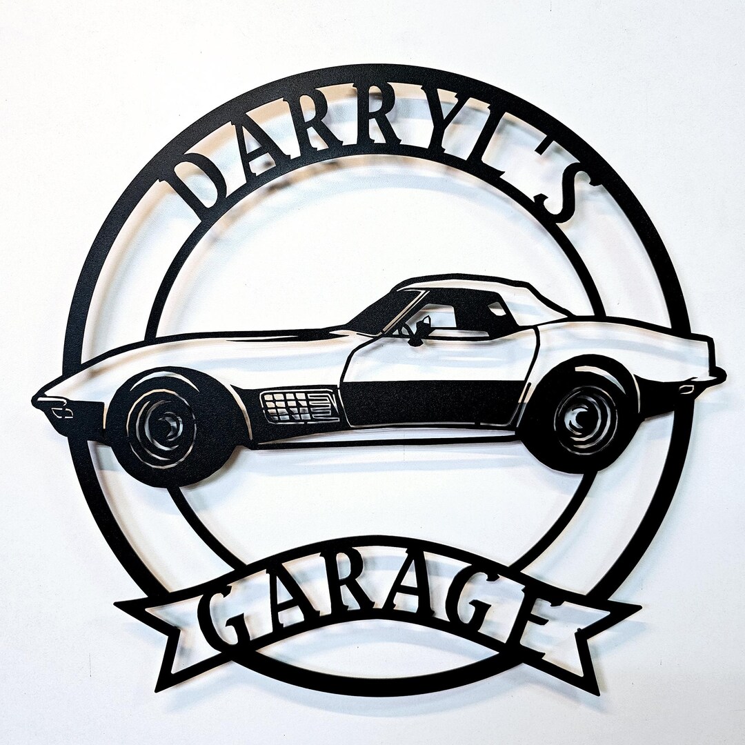 1971 Stingray Wall Sign, Stingray Garage, Stingray Accessories, Custom ...