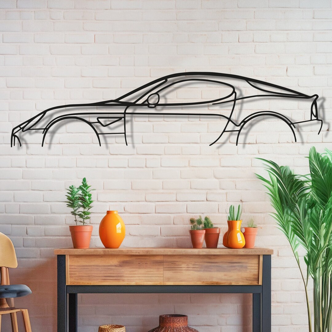8C Metal Wall Art, Car Garage Wall Sign, Racing Automobile Decor, Car ...