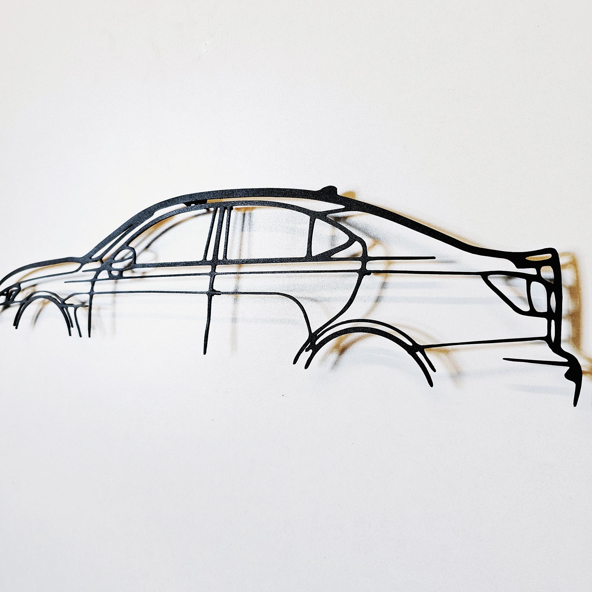 Lexus IS-F Metal Wall Art, IS-F Garage, Car Garage Wall Sign, Lexus ...
