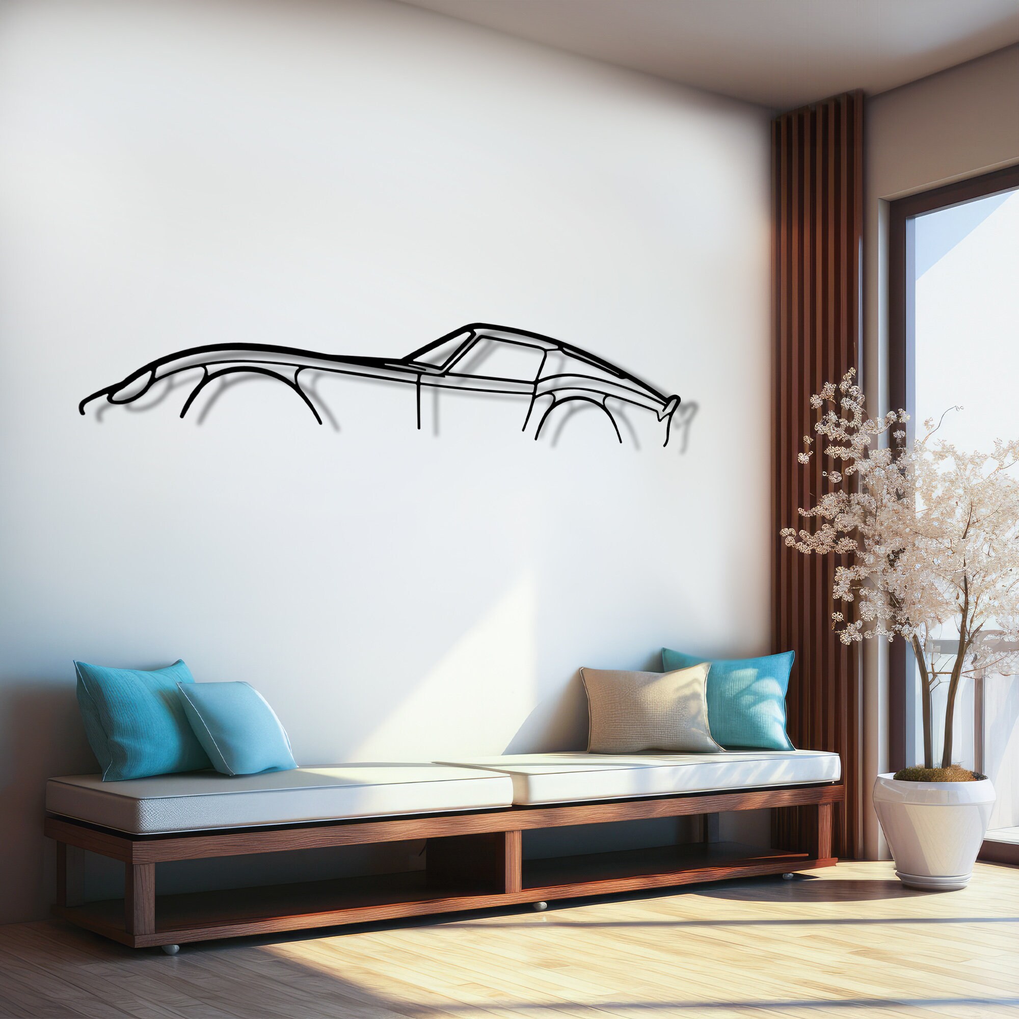 Custom Metal Wall Art, Car Garage Wall Sign, Racing Automobile Decor ...