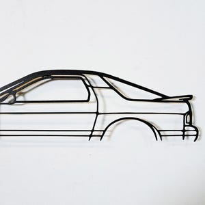 Mazda RX-7 FC GTU Metal Wall Art, Car Garage Wall Sign, Racing ...