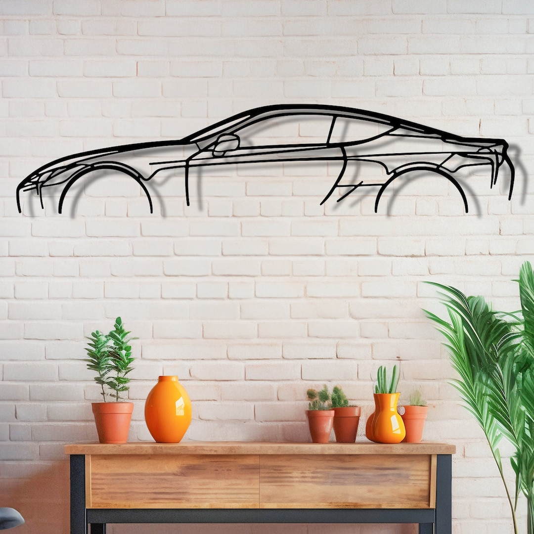 Lexus LC500 Metal Silhouette Wall Art, LC500 Garage, Car Silhouette ...