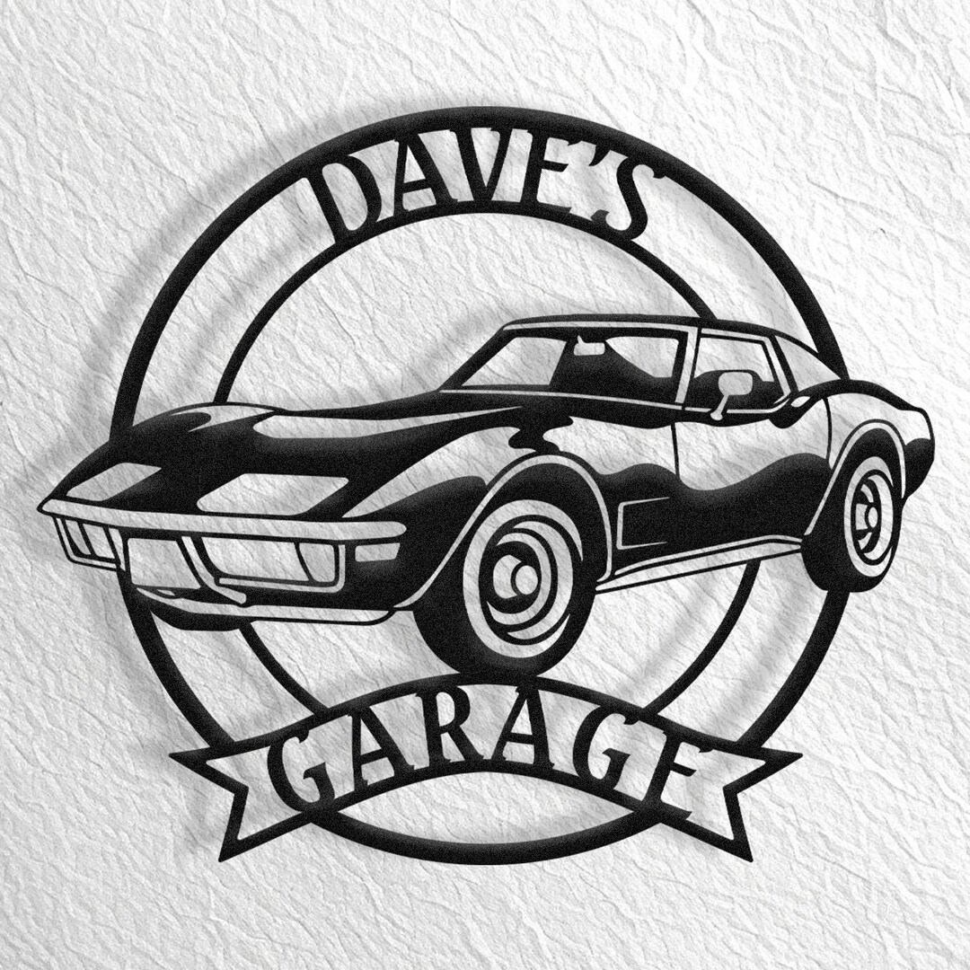 C3 Sign, Chevrolet Sign, Garage Sign, C3 Garage, Car Decor, C3 ...