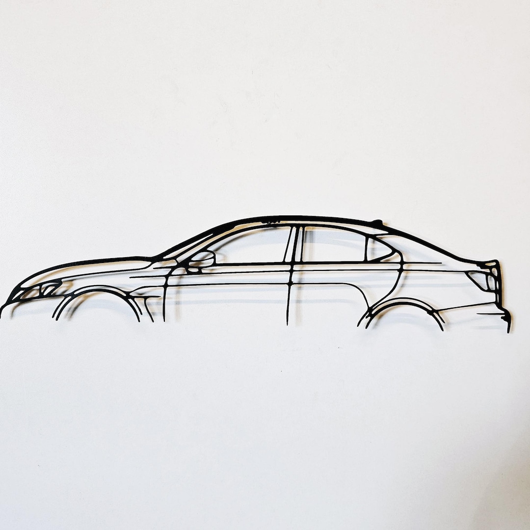 Lexus IS-F Metal Wall Art, IS-F Garage, Car Garage Wall Sign, Lexus ...