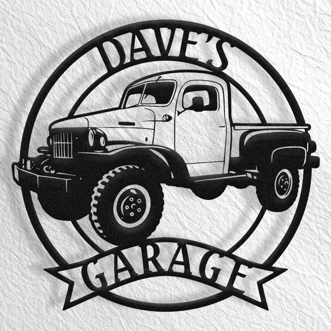 1941 Power Wagon Metal Sign - Etsy
