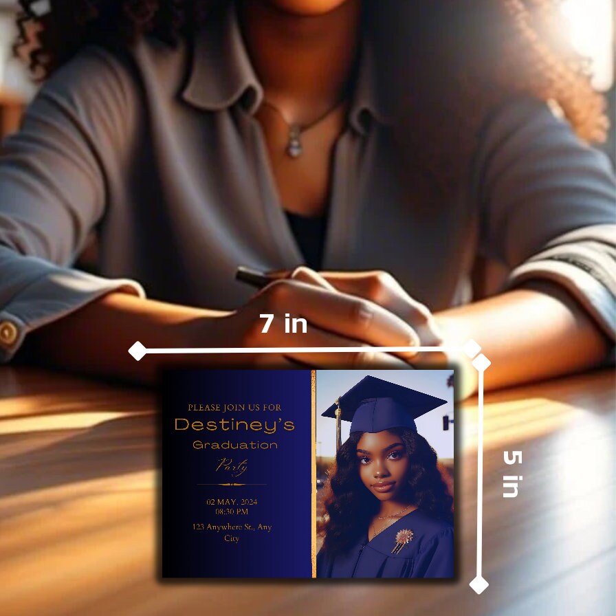 Graduation Photo Invitation Personalized Stationary Graduation Party ...