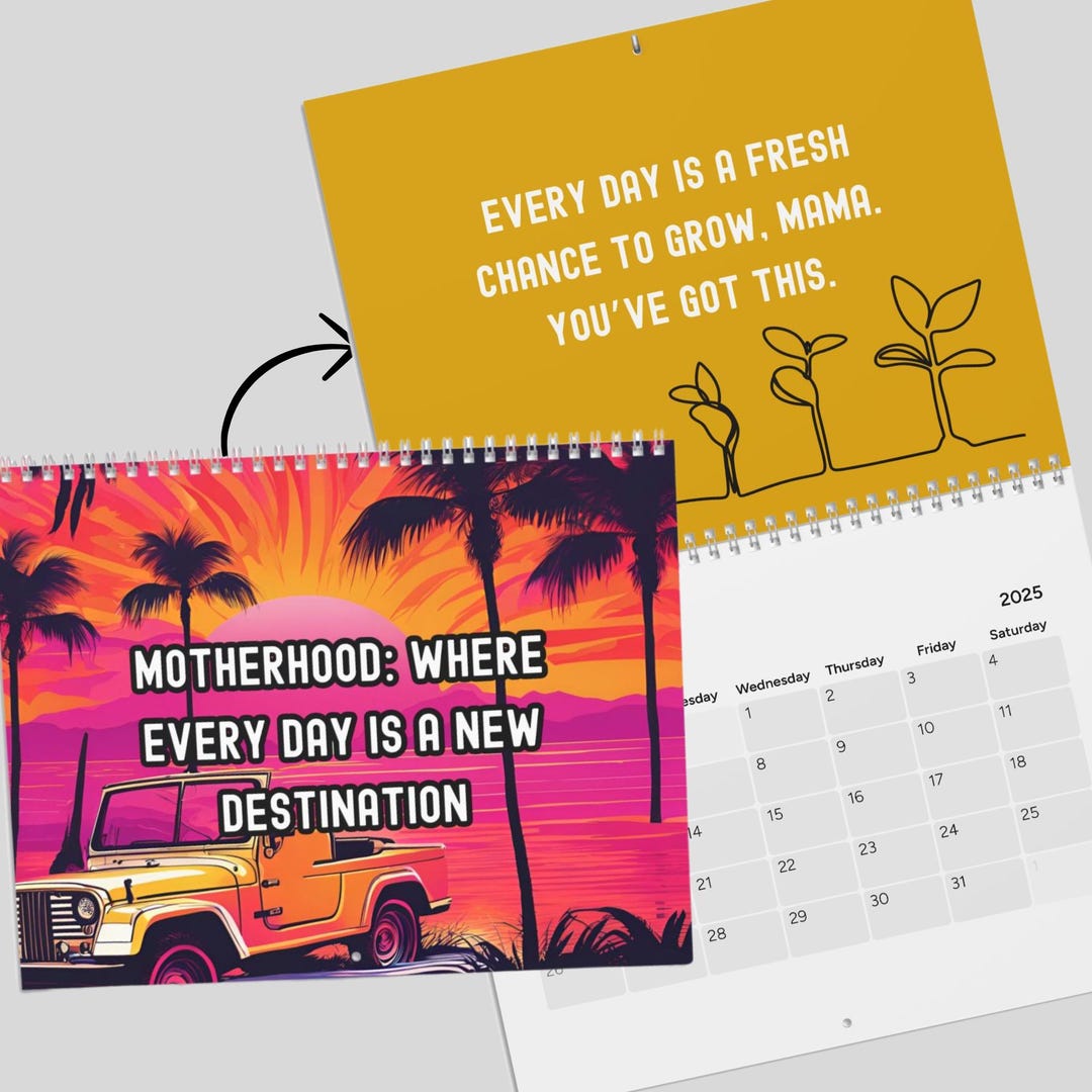 2025 Inspirational Wall Calendar Motivational Quotes, Monthly Planner ...