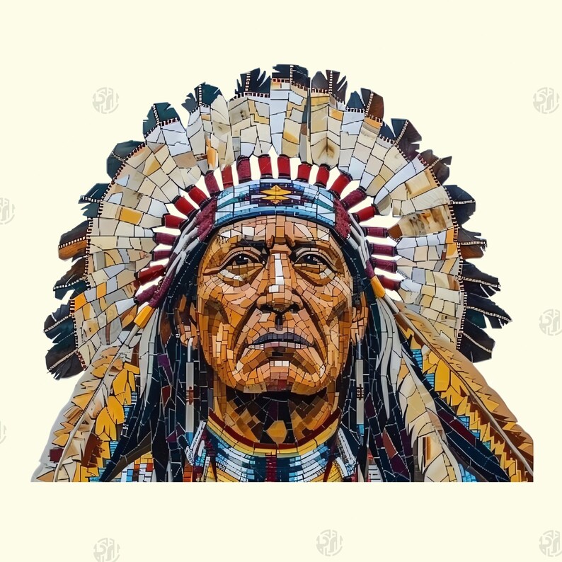 Watercolor Native American Chief PNG, Indigenous Indian Clip Art ...