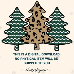 Watercolor Leopard Christmas Tree PNG, Holiday Festive Clip Art ...