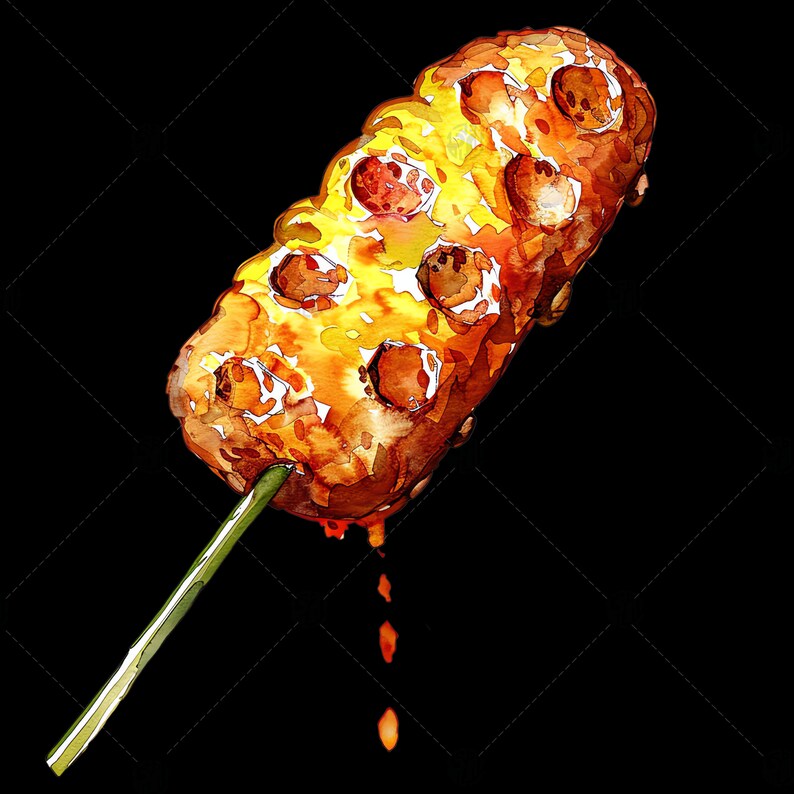 Watercolor Delicious Snack Foods PNG, Dessert Clip Art, Fast Food ...