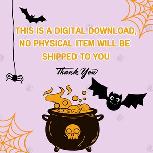 Watercolor Black Cat Halloween PNG, Kawaii Pumpkin Clip Art, Cute Ghost ...