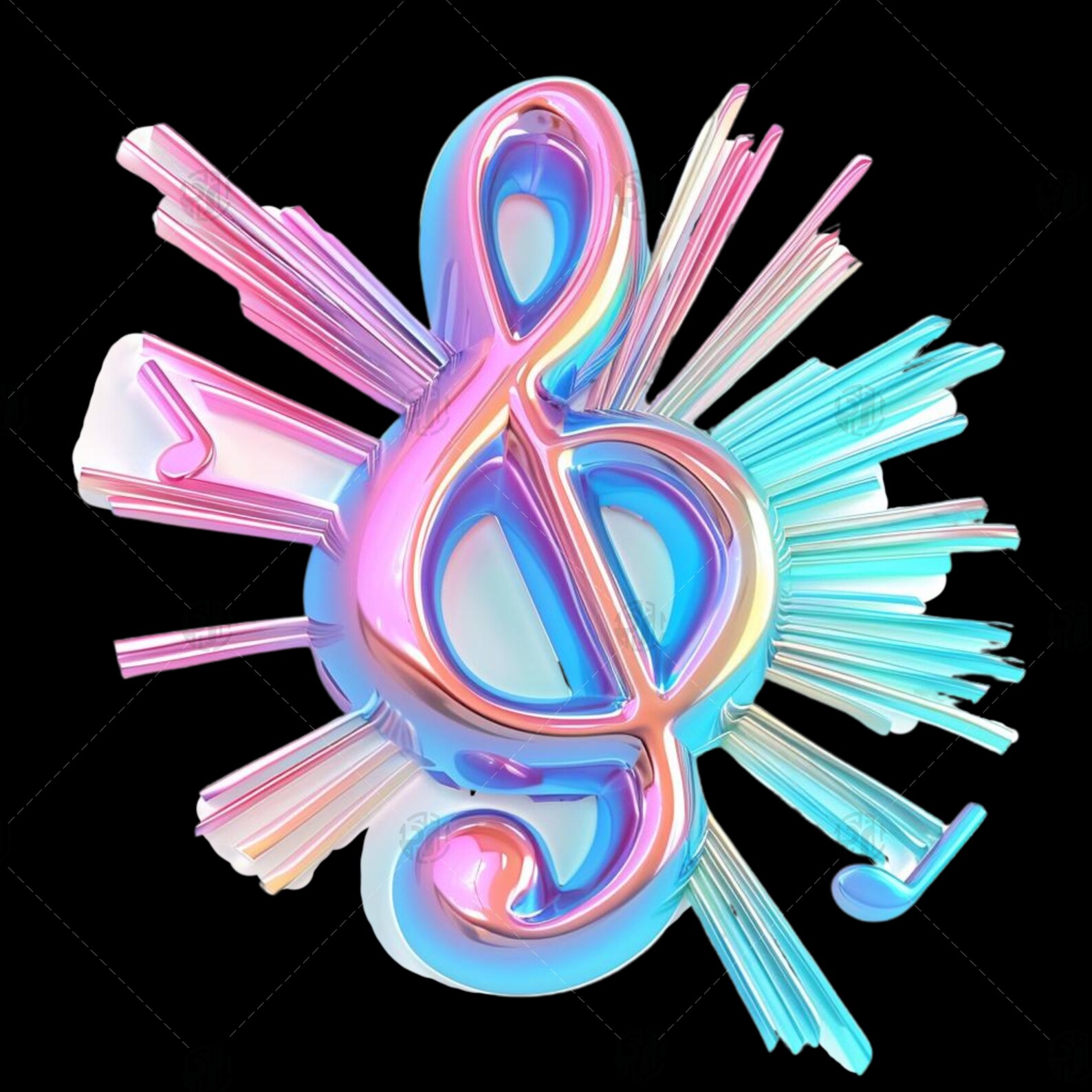 Watercolor Music Notes PNG, Symbol Note Clip Art, Melody Sound Clipart ...