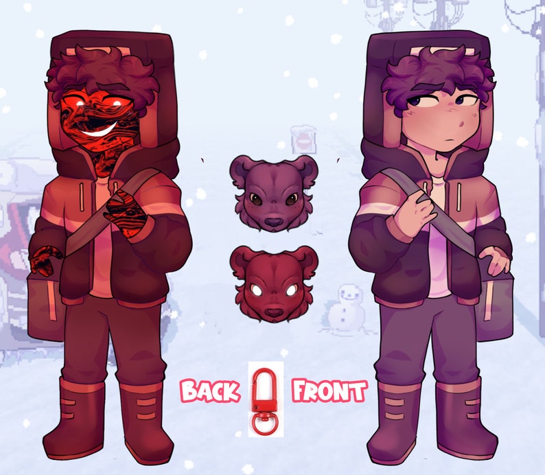 Preorder Fanmade Coldfront Epoxy Keychains Double Sided 3in - Etsy