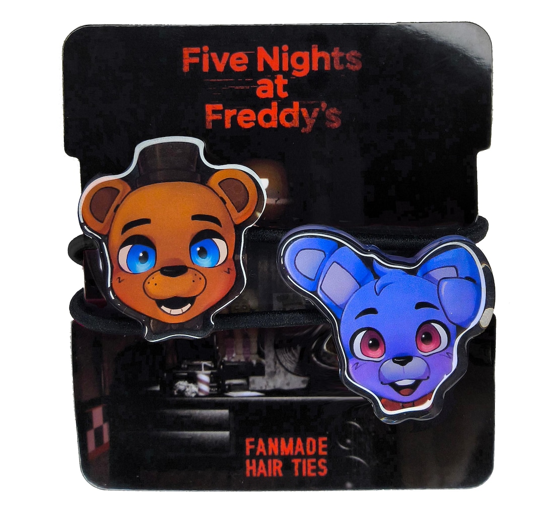 Preorder Fanmade FNAF Hair Ties bonnie, Chica, Freddy, Foxy - Etsy