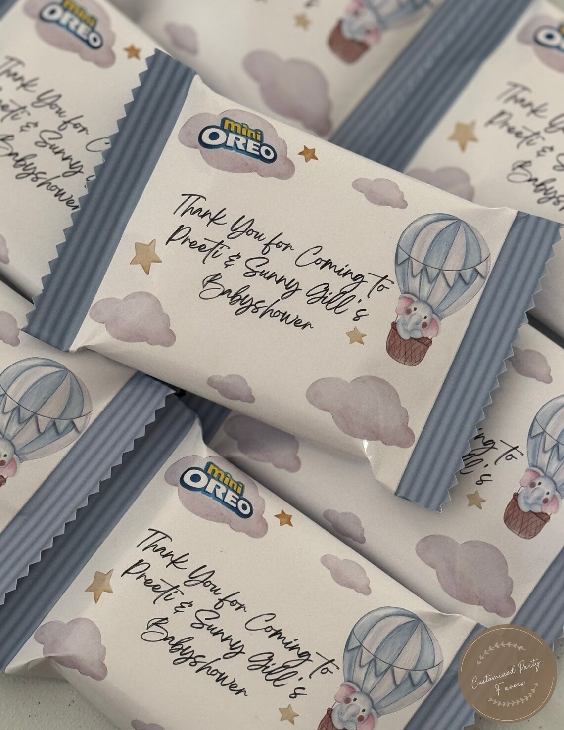 Mini Oreo Favor,personalized Baby Shower Favor for Guests,bulk Baby ...