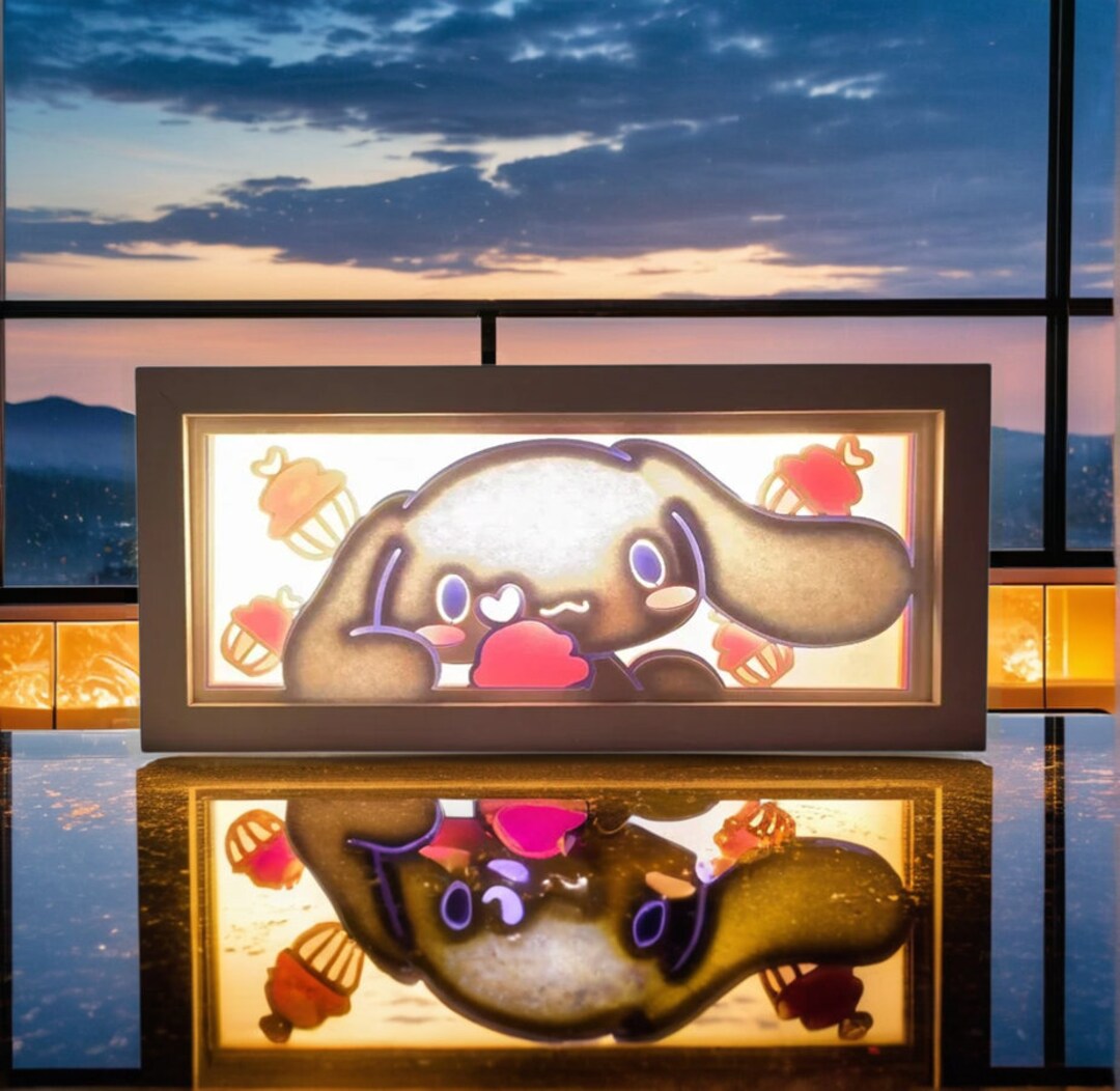Anime Light Box, Cinamoroli, 3D, Led Light Box, for Him, Her, Birthday ...
