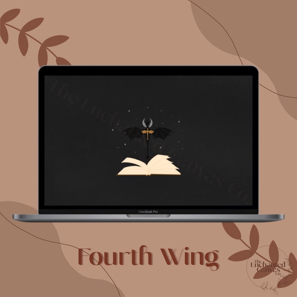 Fourth Wing Desktop Wallpapers - Etsy