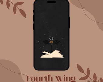 Phone Wallpaper Bundle Fourth Wing Inspired Fantasy iPhone Android - Etsy
