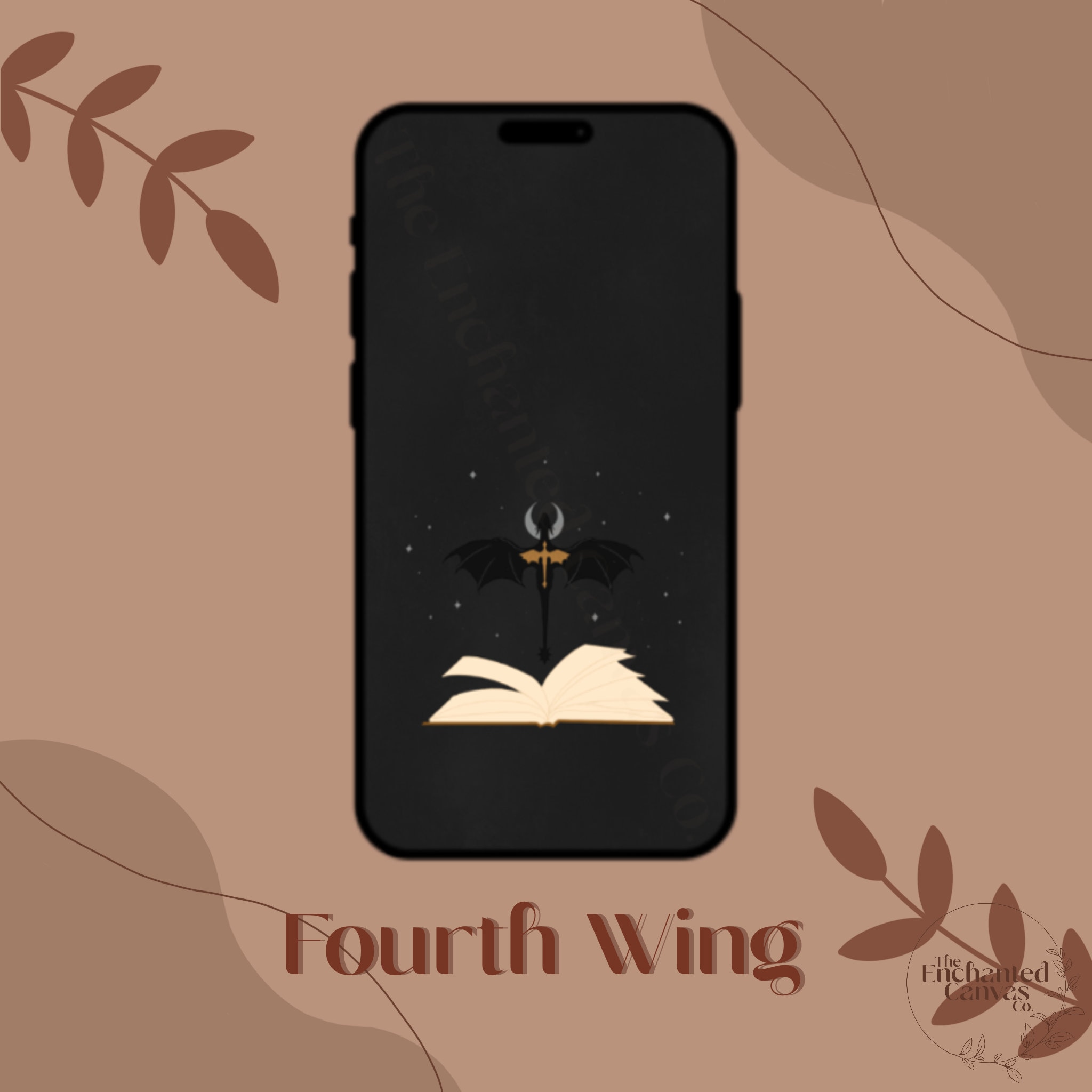 Fourth Wing Inspired iPhone Wallpaper - Etsy