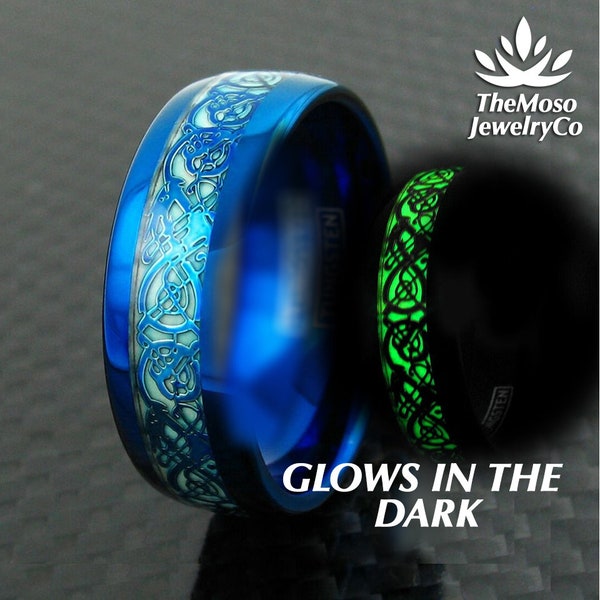 Dragon Wedding Ring Set - Etsy