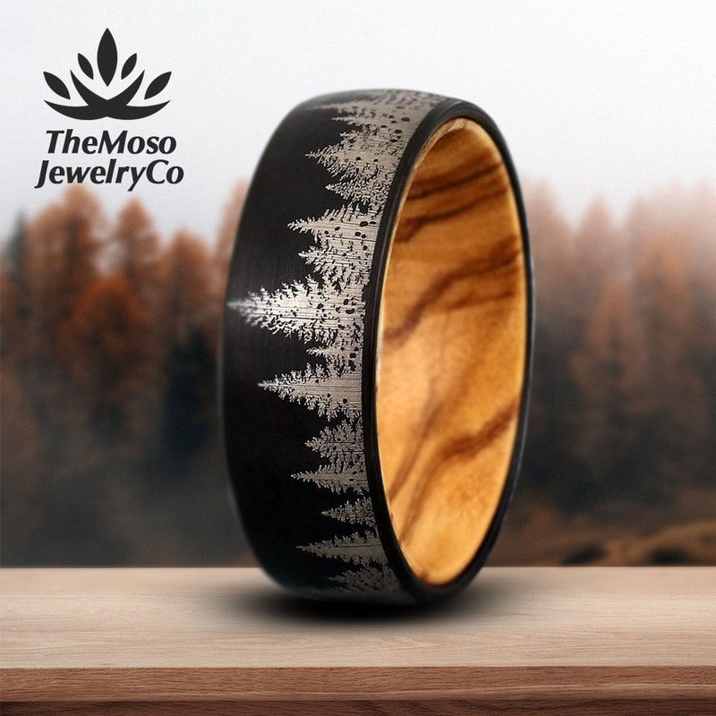 Tree Wedding Ring - Etsy