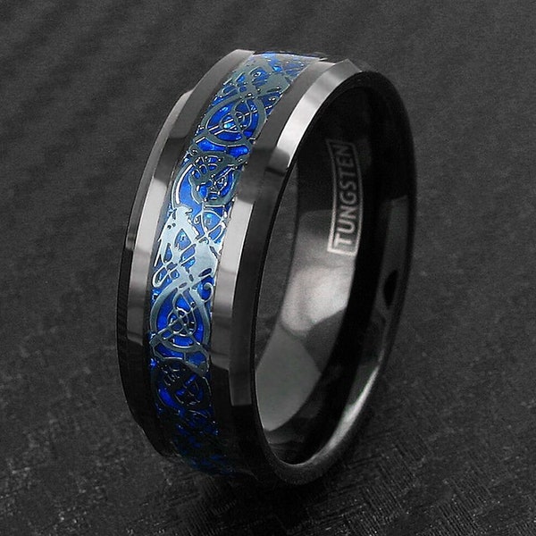 Blue Dragon Ring - Etsy