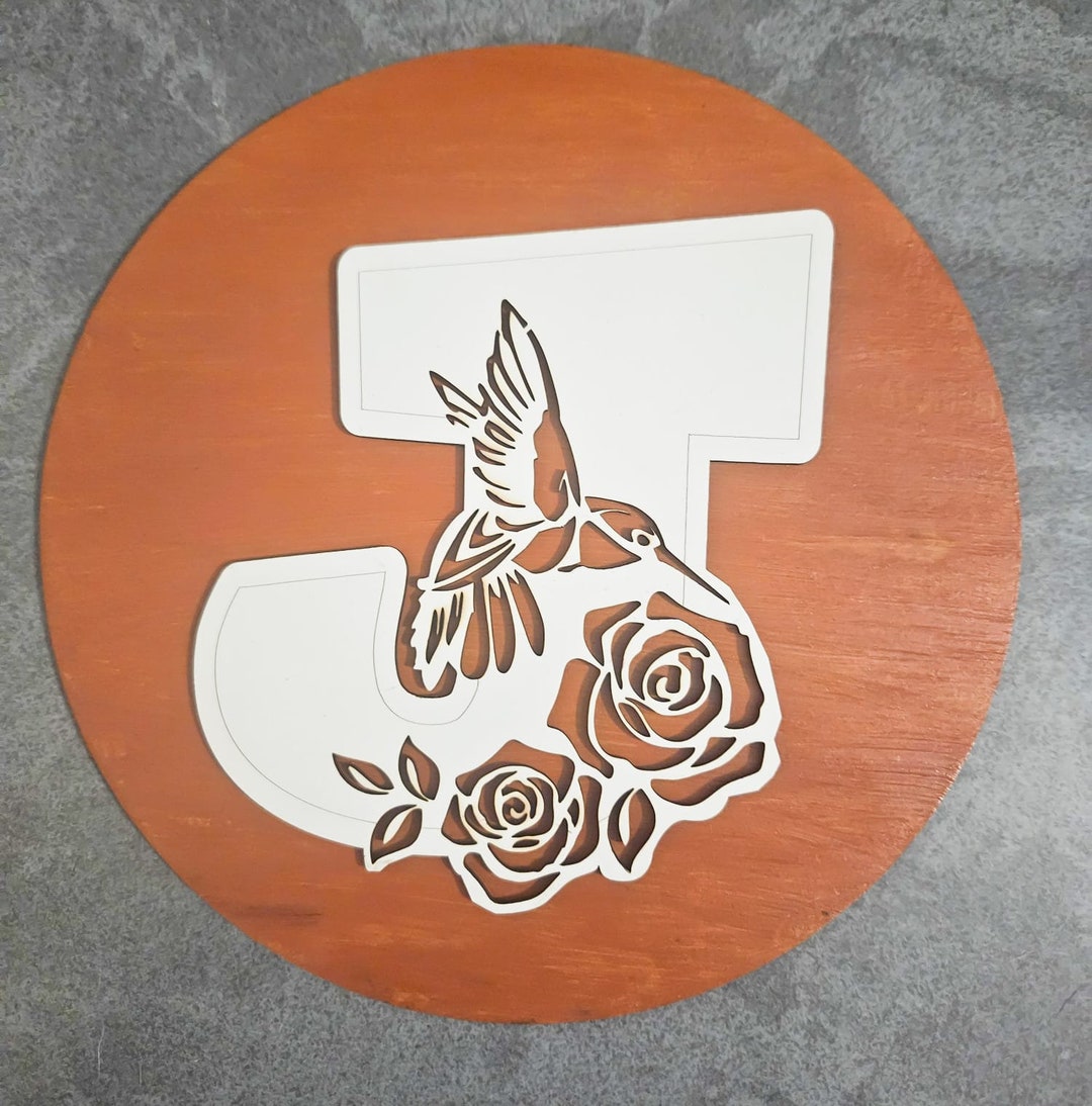 Hummingbird Theme Letters A-Z. Initials. Baby Room. Wall Decor. SVG ...