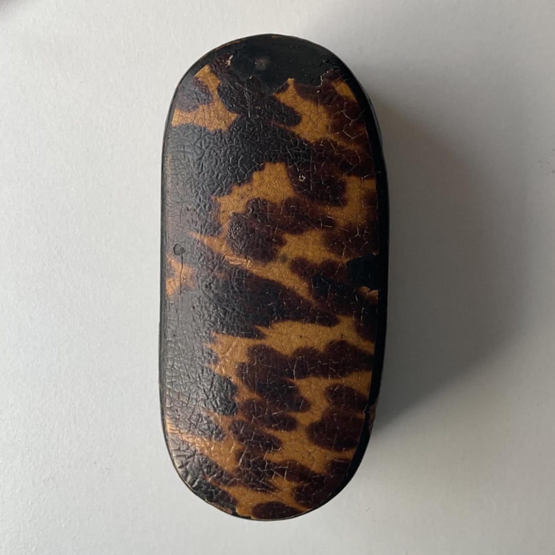 Antique Horn and Faux Tortoise Shell Snuff Box - Etsy