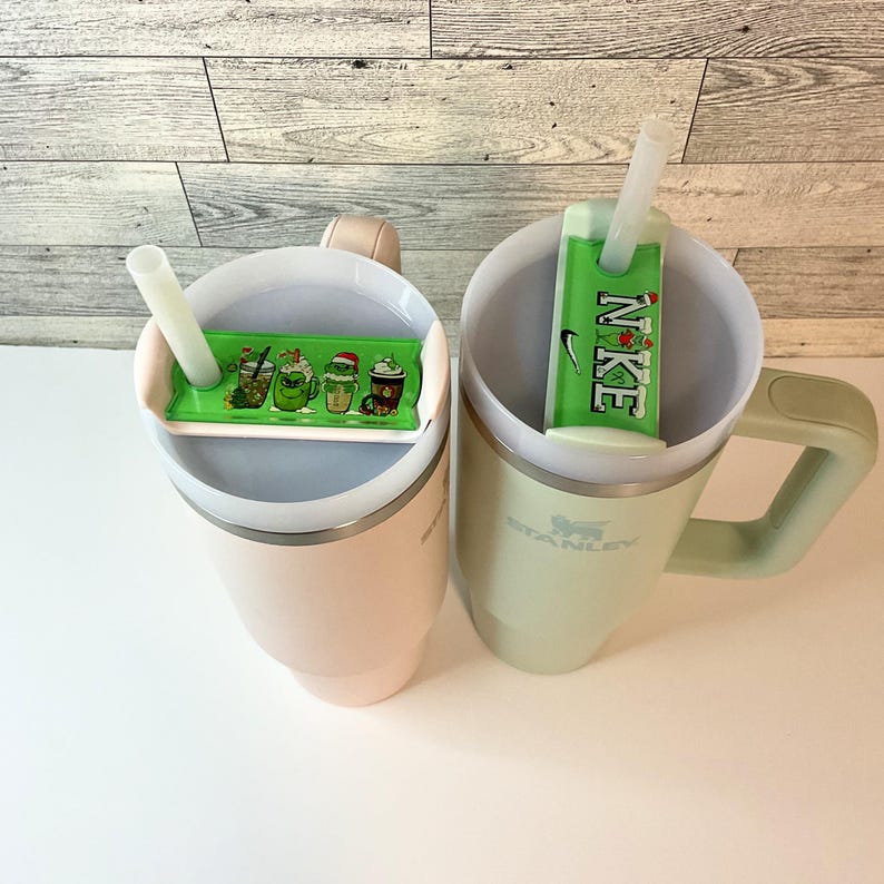 Grinch Stanley Cup Lid Topper, 30oz/40oz H2.0 Version, Stanley Quencher ...