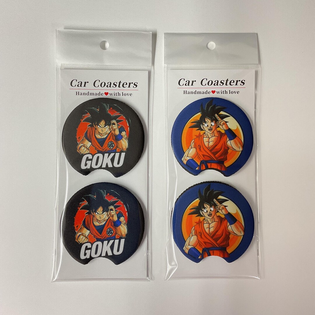 Goku Car Coaster, Animation Car Coaster - Etsy