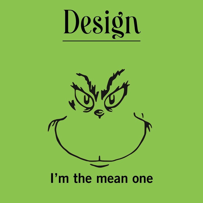 The Grinch Decal, Grinch Car Sticker, Car Sticker, Grinch Vinyl Decal ...