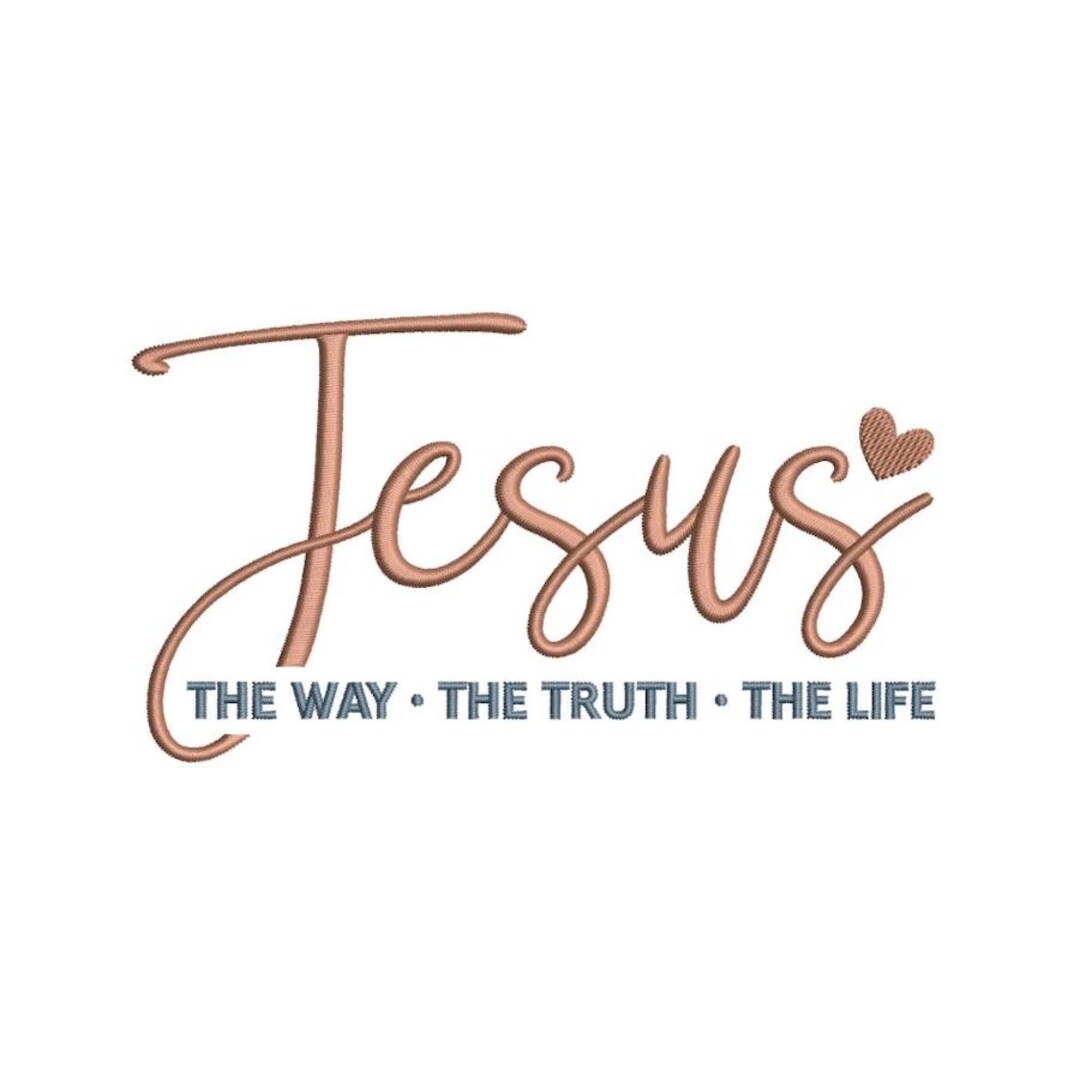Jesus Embroidery Design, Religious Digital File, 4 Sizes - Etsy