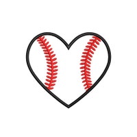 Baseball Heart - Etsy