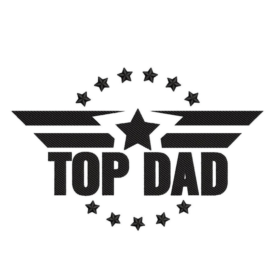 Dad Machine Embroidery Design, Digital File, 3 Sizes - Etsy