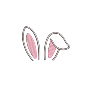 Bunny Ears Embroidery Design, Easter Digital File, 4 Sizes - Etsy UK