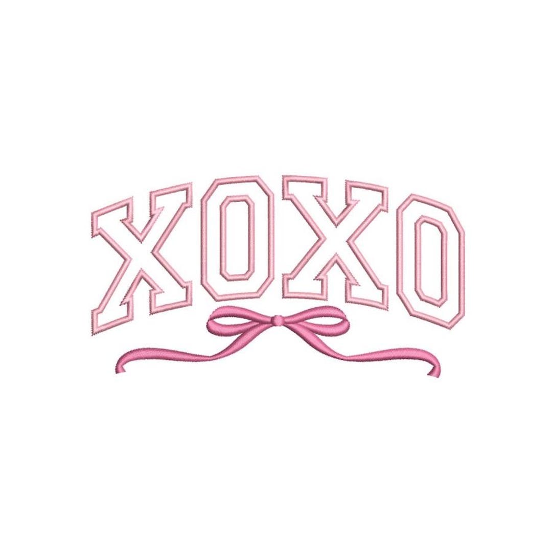 XOXO Embroidery Design, Valentine's Day Digital File, 4 Sizes - Etsy