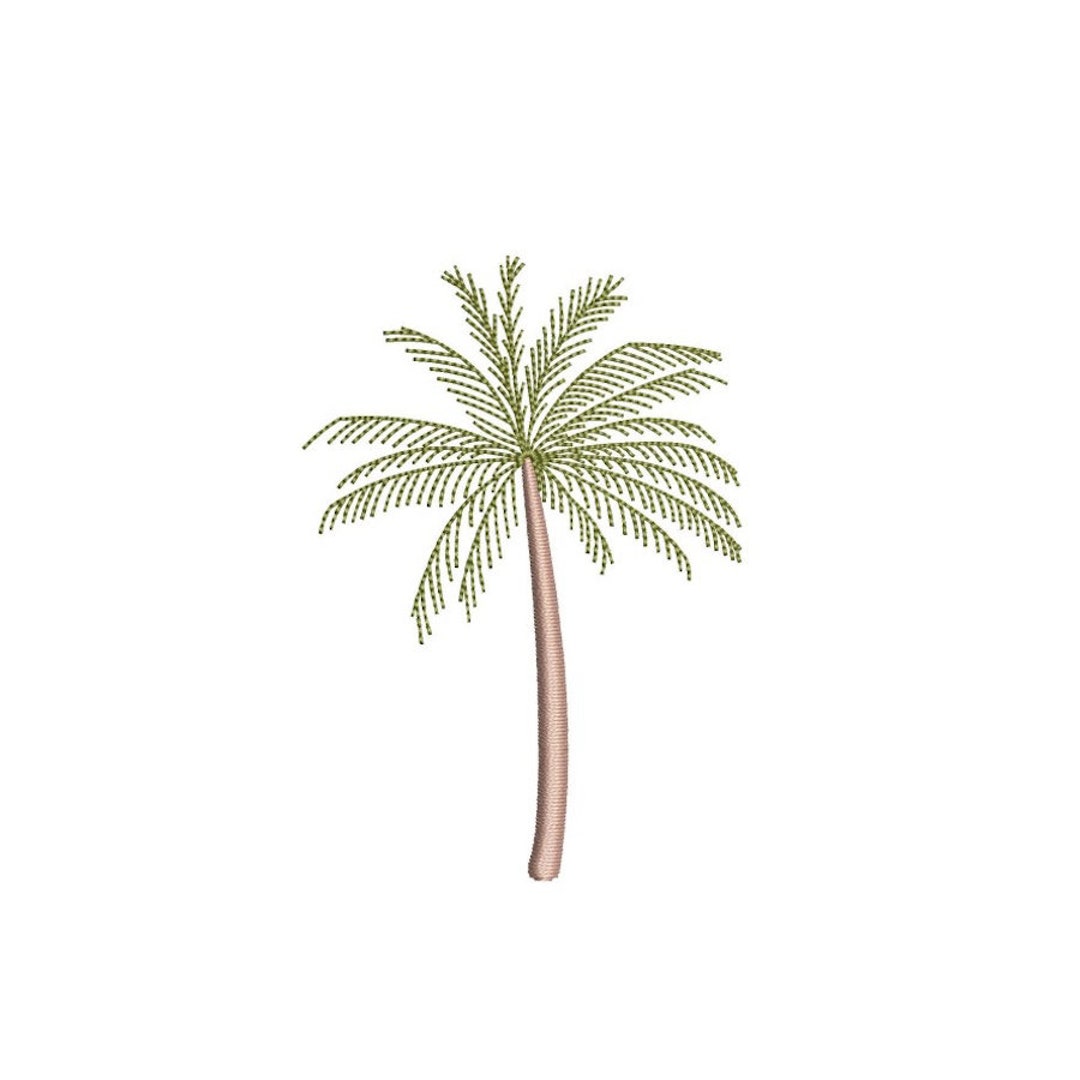 Palm Embroidery Design, Digital File, 3 Sizes - Etsy