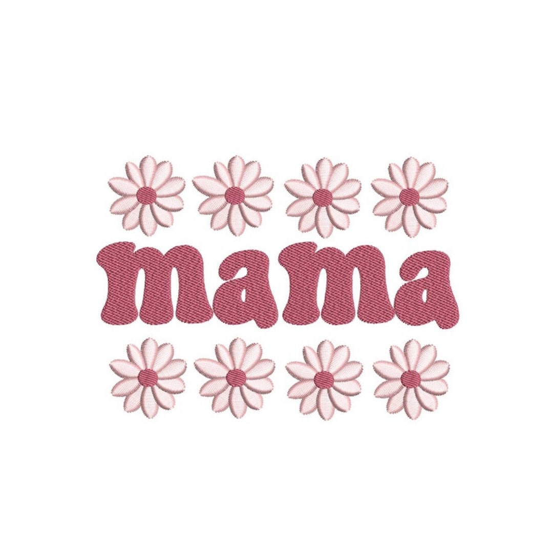 Mama Machine Embroidery Design, Digital File, 3 Sizes - Etsy
