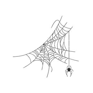 Halloween Spiderweb Embroidery Design, Digital File, 5 Sizes - Etsy