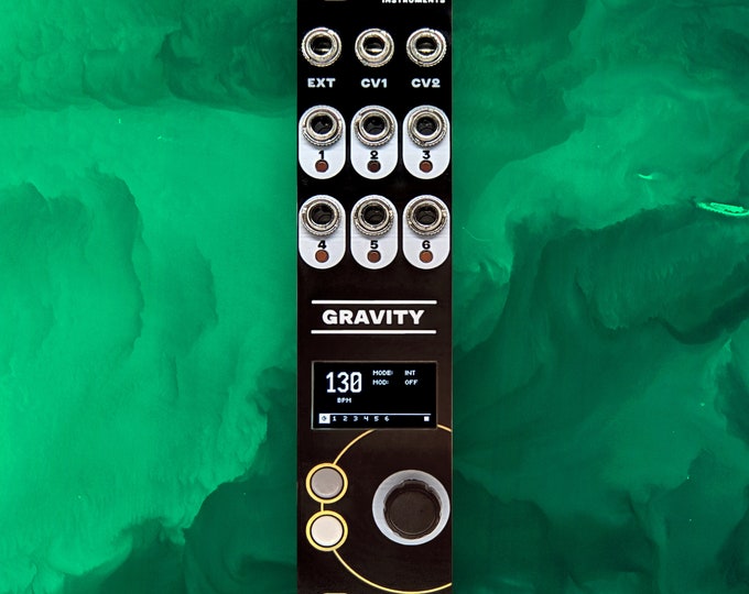 Sitka Instruments Gravity. Eurorack Clock and Trigger Sequencer Module ...