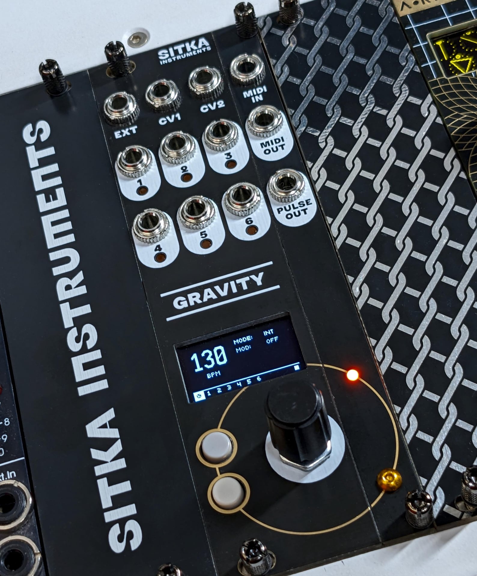 Sitka Instruments Gravity. Eurorack Clock and Trigger Sequencer Module ...