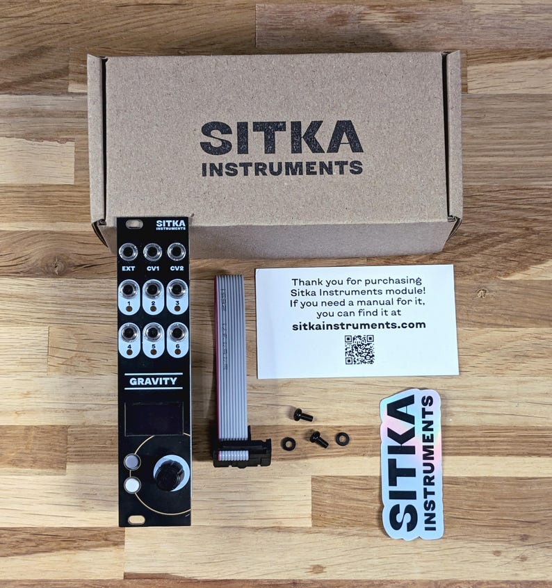 Sitka Instruments Gravity. Eurorack Clock and Trigger Sequencer Module ...