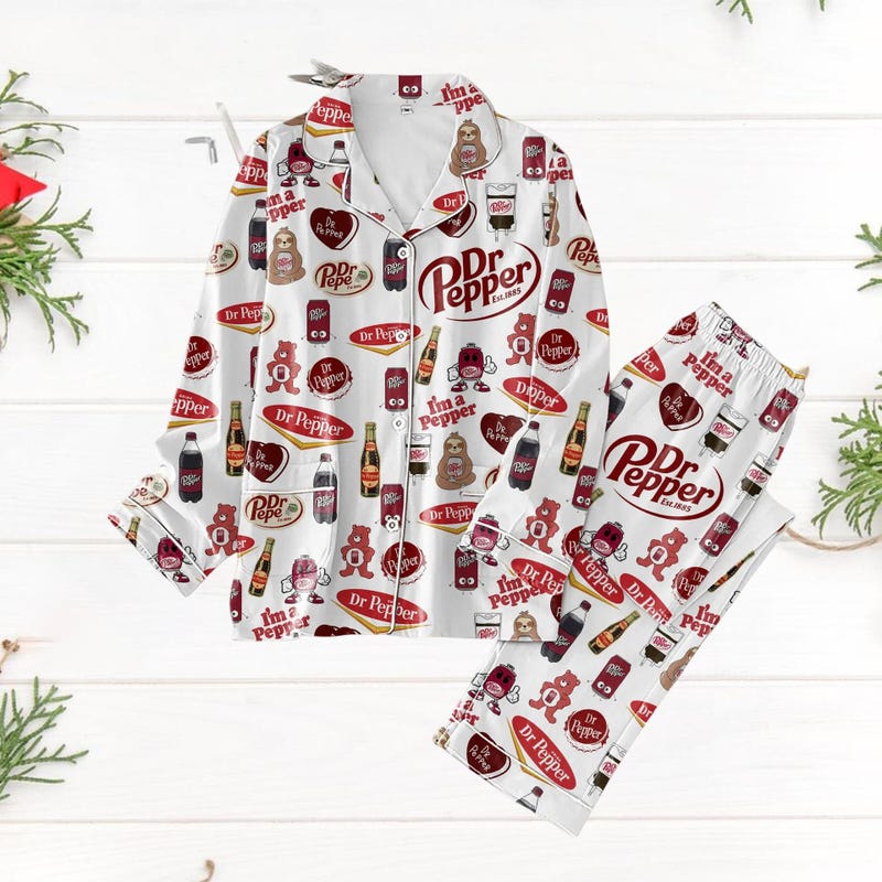 Dr. Pepper Pajama Pants - Etsy
